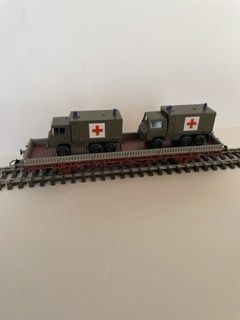 Roco 46323 SBB Rungenwagen Armee "Pinz" Ambulanz | Kaufen auf Ricardo