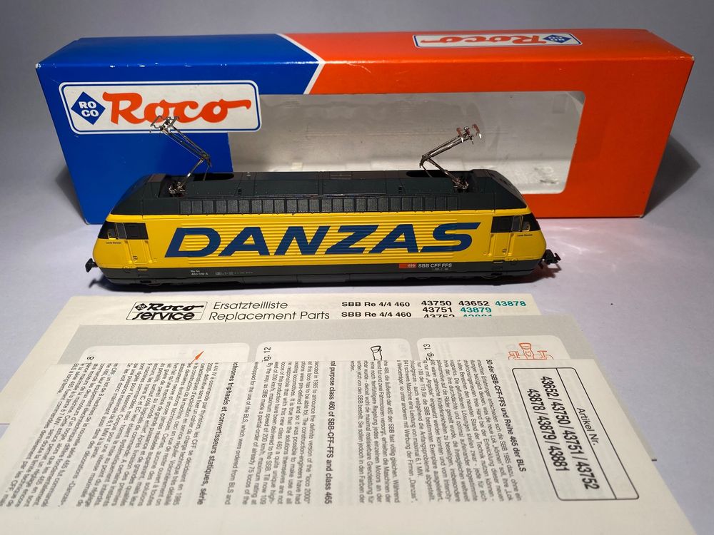 ROCO E-Lok SBB RE460 DANZAS, AC Digital, 43750 | Acheter sur Ricardo