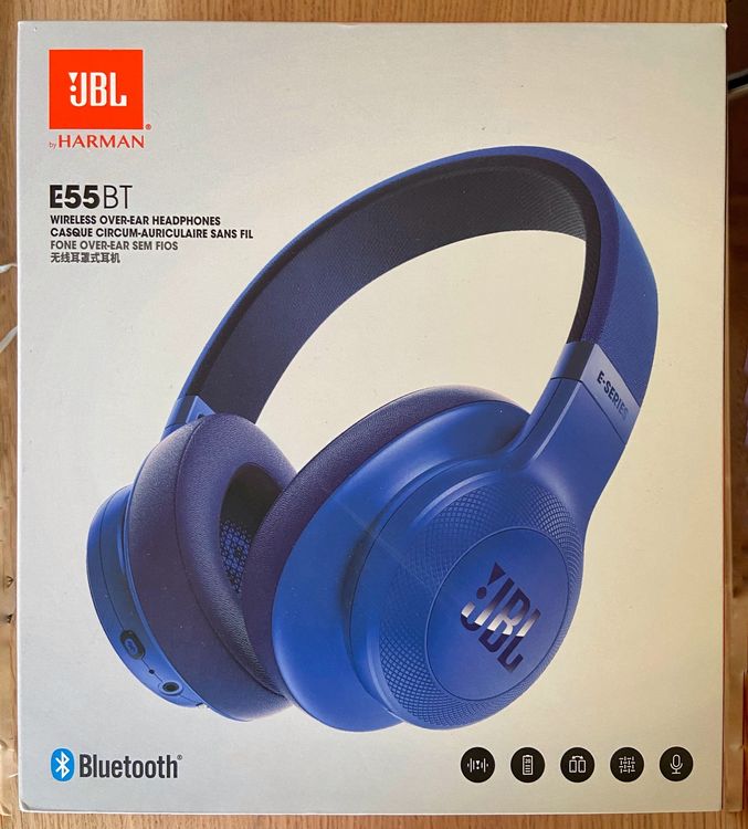 JBL E-55 BT Wireless Over-Ear Headphones (Gebraucht) in Ste-Croix für ...
