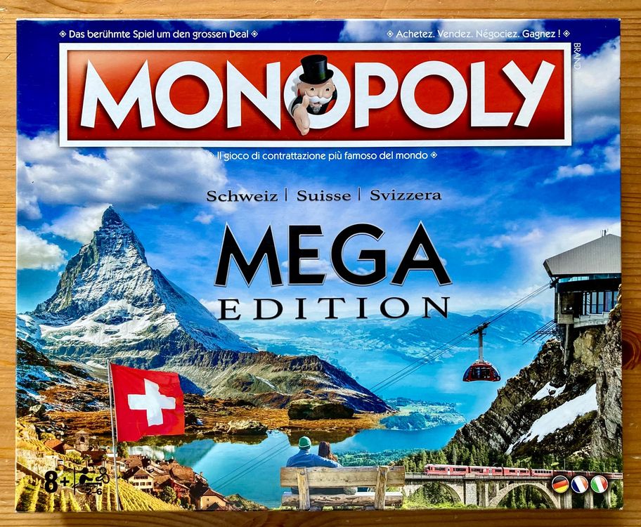 Monopoly Schweiz MEGA-Edition (NEU, D/F/I, Hasbro, 2020) (Neu (gemäss Beschreibung)) in Zürich ...