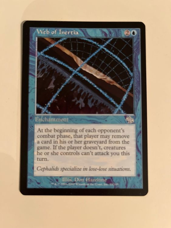 1 x Web of Inertia - Magic: The Gathering - MtG (Gebraucht) in Kriens ...
