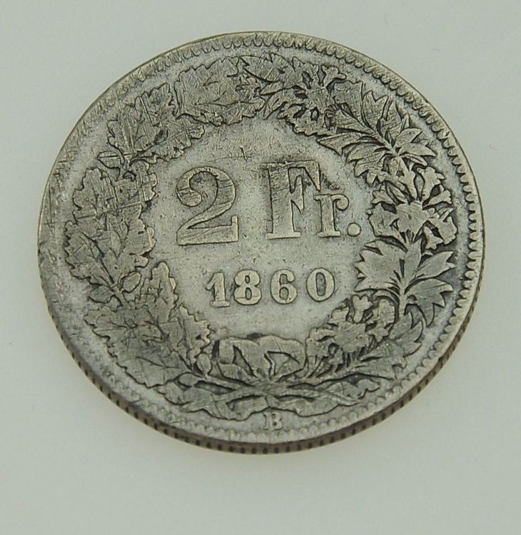 Schweiz 2 Franken 1860 Sitz. Helvetia (Gebraucht) in Wettingen für CHF 21 – mit Lieferung auf ...