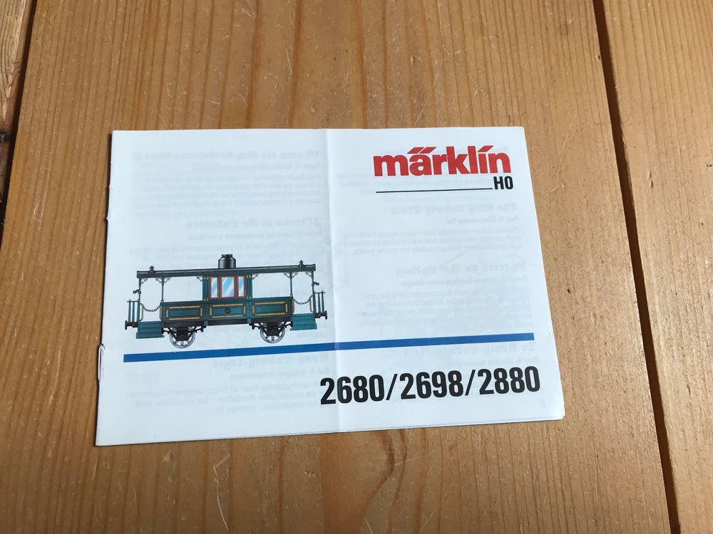 märklin 2680, 2698, 2880, beschrieb (Gebraucht) in Liestal für CHF 1 ...