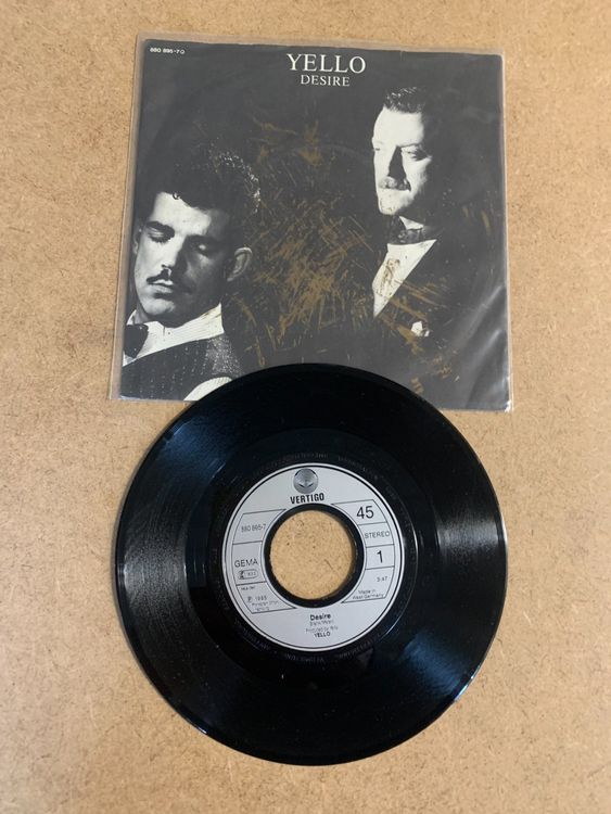 YELLO - Desire / Oh Yeah 7" Single Schallplatte 1985 (Gebraucht) in ...