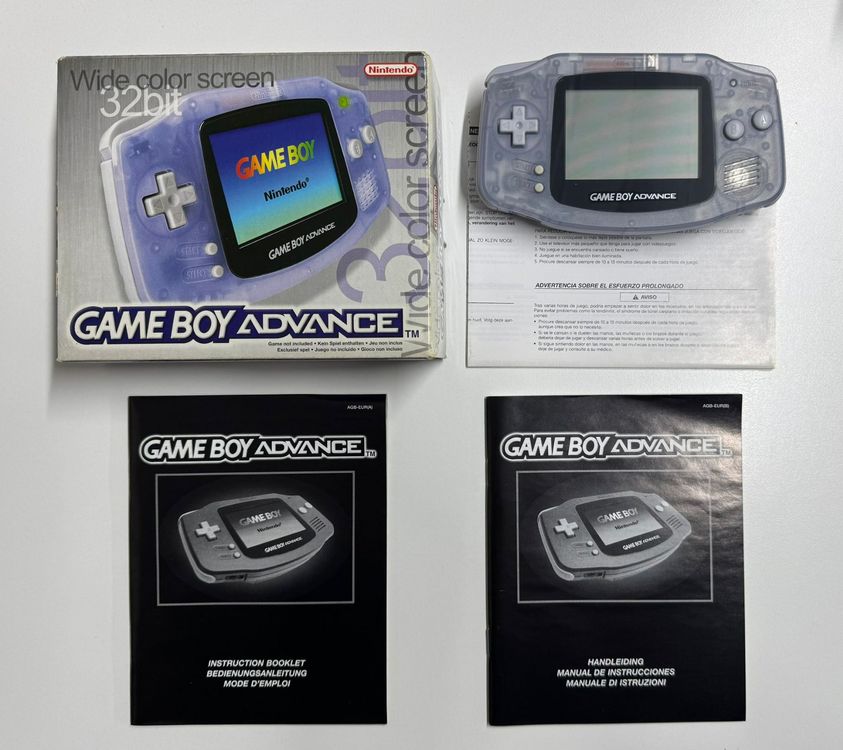 Game Boy Advance Clear Blue OVP (Gebraucht) in Winterthur für CHF 239 ...