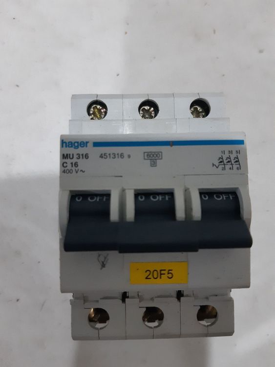 Leitungsschutzschalter Hager MU 316 C16 | Kaufen auf Ricardo