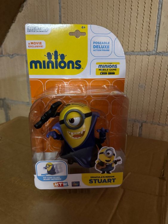 Minions Deluxe Action Figure Stuart Dracula OVP (Neu und ...