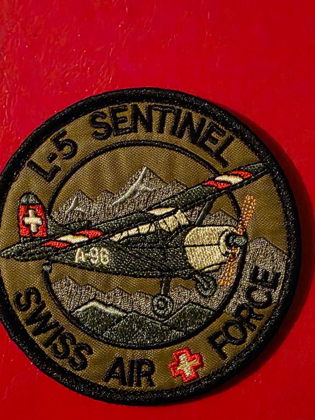 Luftwaffe Abzeichen Badge Swiss Air Force Sentinel klett ne (Neu ...