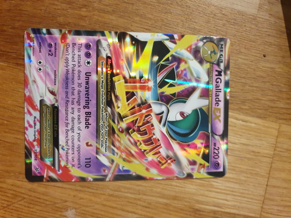Mega gallade ex pokemon card (Gebraucht) in Bramois für CHF 4 – mit ...