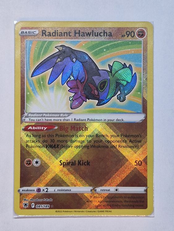 Pokémon - Radiant Hawlucha #81 (Neu (gemäss Beschreibung)) in Dintikon ...