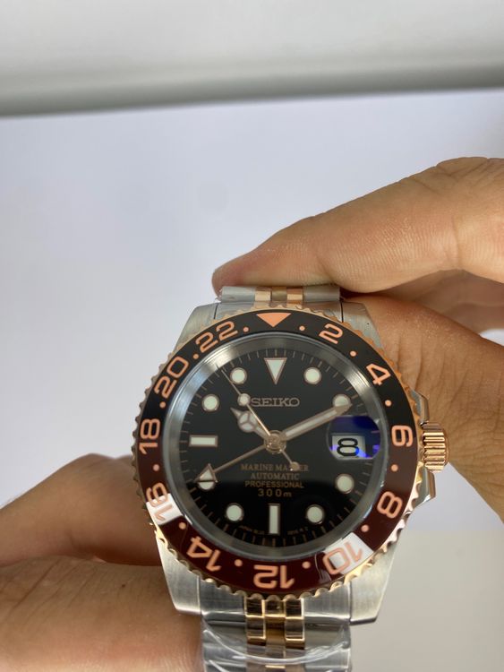 Seiko GMT Master Rootbeer Mod (Seiko NH34GMT) Neu | Kaufen auf Ricardo
