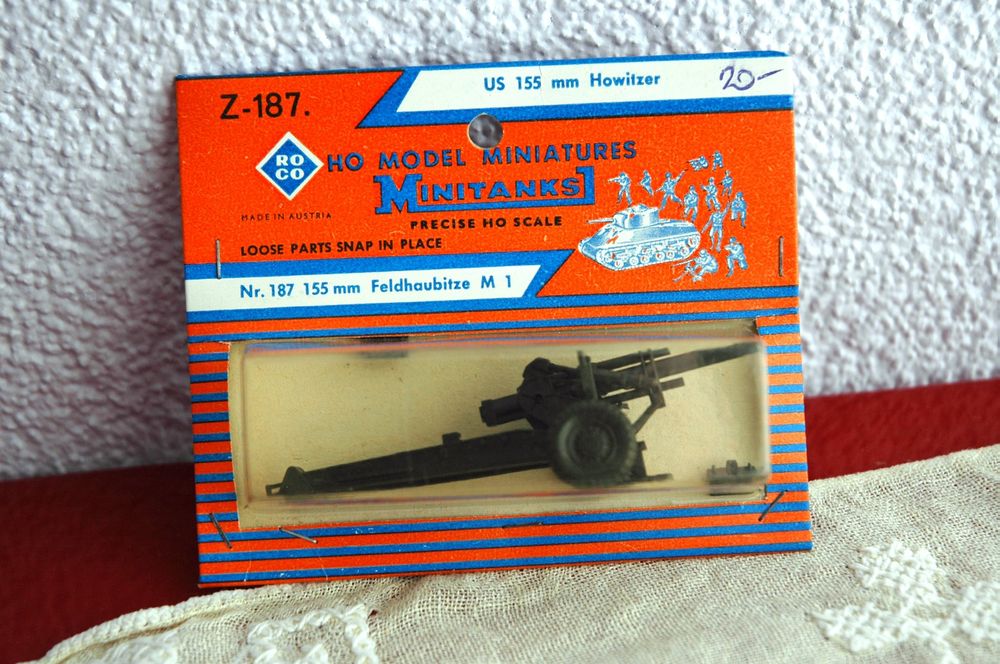 Roco Minitanks H0 (Flak, Kanone, Sattelschlepper etc.) OVP (Neu und ...