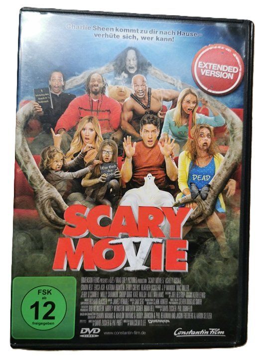 SCARY MOVIE extended verision (DVD mit Charlie Sheen) (Gebraucht) in ...