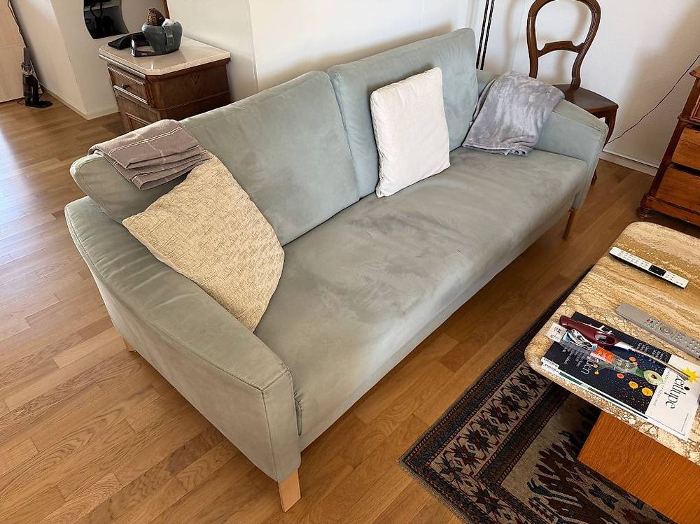 Sofa und Sessel Alcantara (Gebraucht) in Hagendorn für CHF 5 – nur Abholung auf Ricardo kaufen