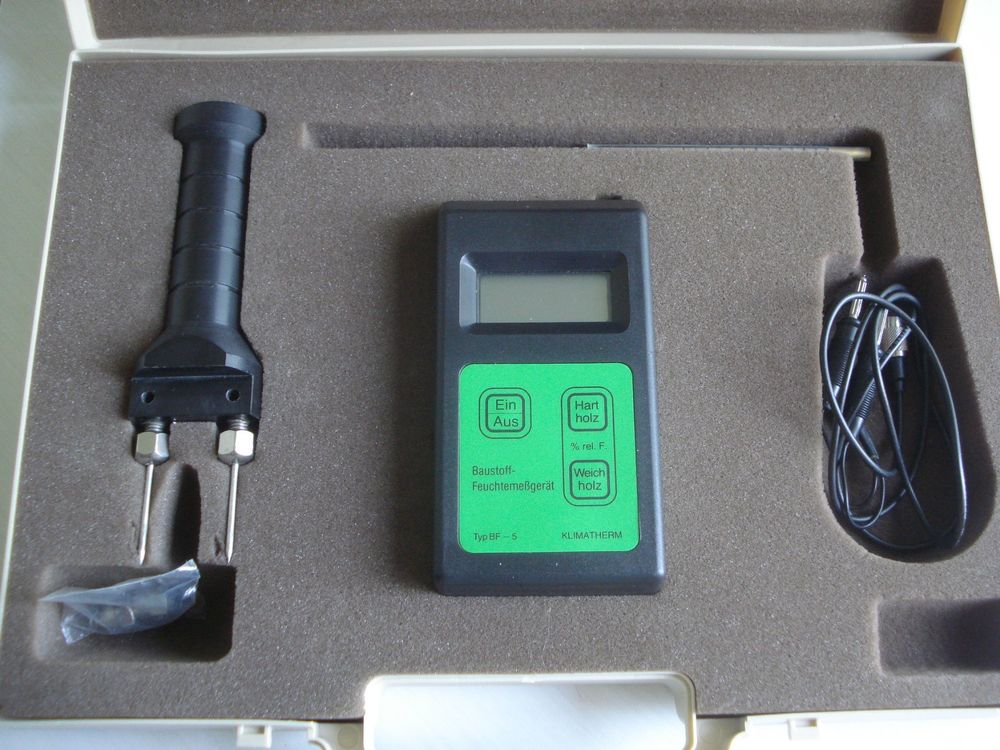Feuchtemessgerät KLIMATHERM BF-5 mit Koffer (Gebraucht) in Urdorf für CHF 40 – mit Lieferung auf ...