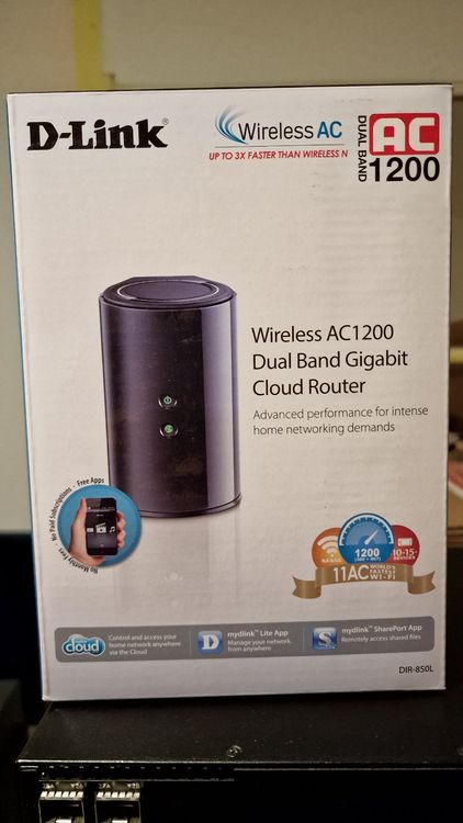 D-Link Wireless AC1200 Dual-Band Gigabit Cloud Router (Neu und ...