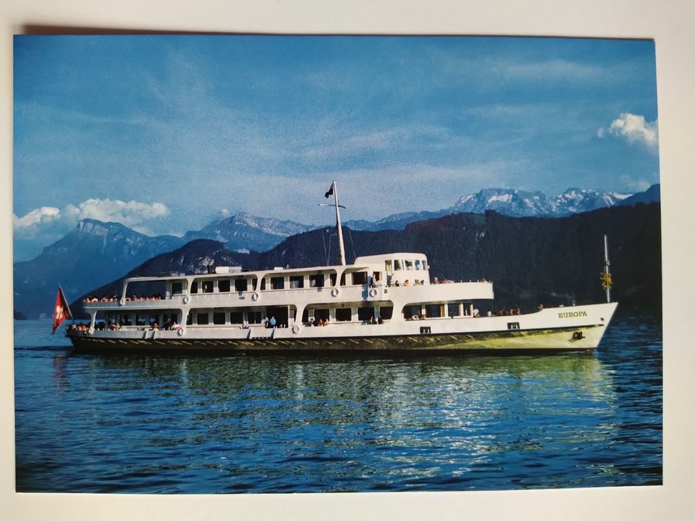 SGV, Vierwaldstättersee, Schiff Europa sauber alt ungelaufen (Gebraucht ...