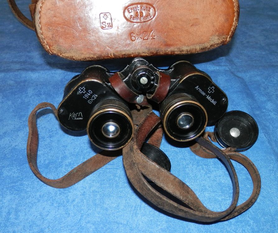 KERN FERNGLAS 1940 AARAU ARMEE MODEL 6X24 | Kaufen auf Ricardo