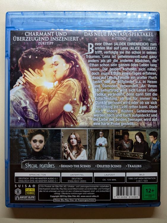 Beautiful Creatures - Eine unsterbliche Liebe [Blu-ray] (Gebraucht) in ...
