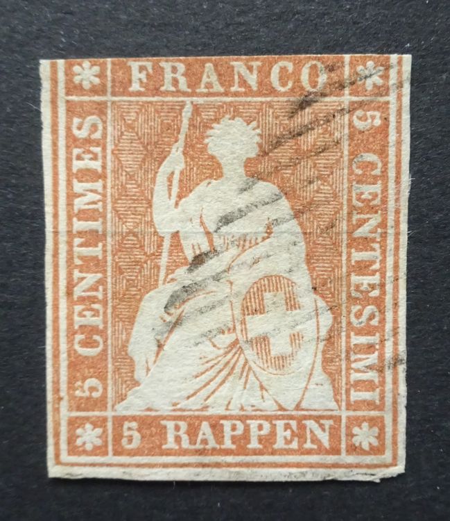 Strubel 22Aa, gest., ATTEST, SBK 2'250.00 (Gebraucht) in Watt für CHF ...