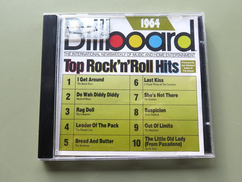 (p) CD BILLBOARD Top Rock'n'roll Hits 1964, comp. 1989 (Gebraucht) in ...