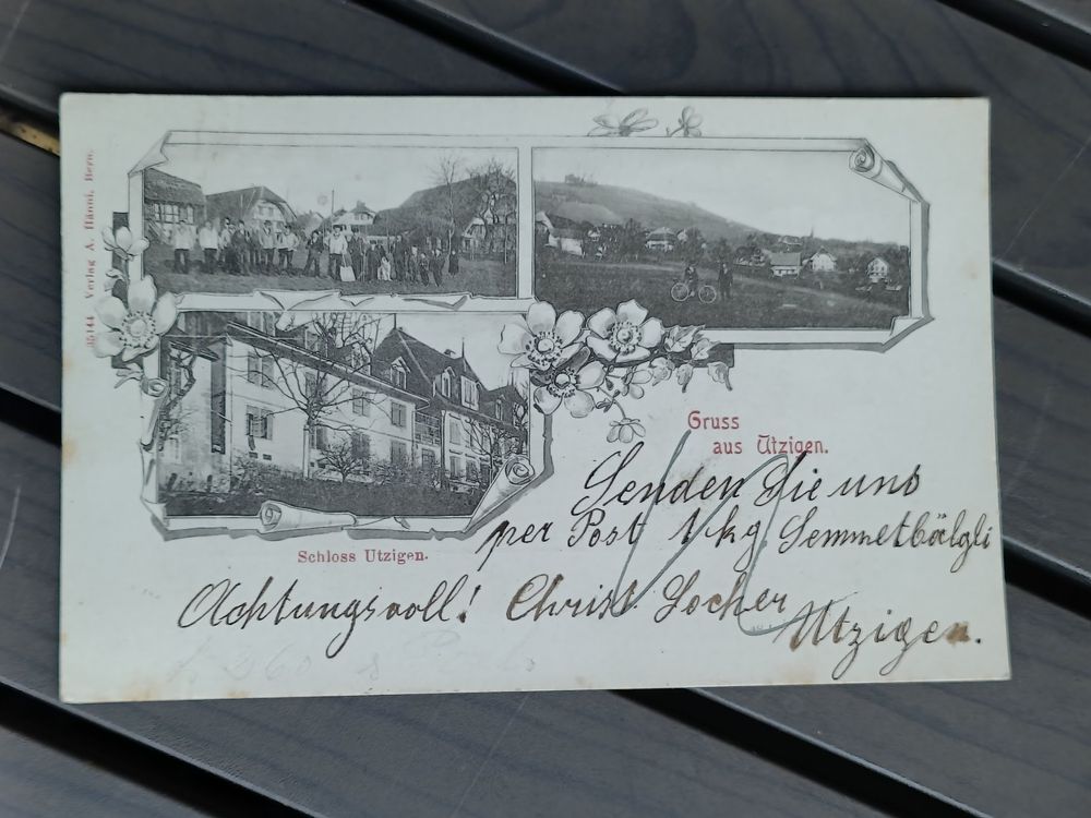 Alte PK / Gruss aus Utzigen - gelaufen 1910 | Kaufen auf Ricardo