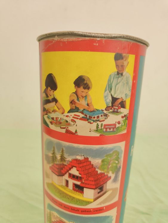 ORIGINAL RUNDER LEGO SCHACHTEL FRANZ KARL WEBER MIT INHALT | Kaufen auf ...