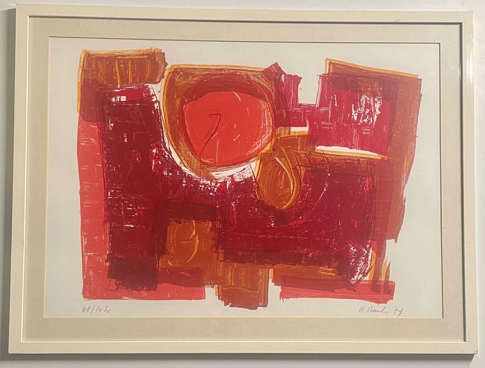 Interessante Lithografie unleserlich handsigniert Nummeriert (Gebraucht) in Root für CHF 10 ...