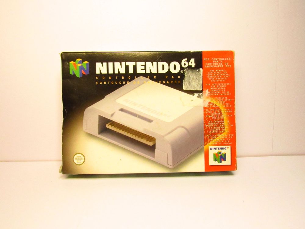 Nintendo 64 Memory-Card Controller Pak (Neu und originalverpackt) in ...