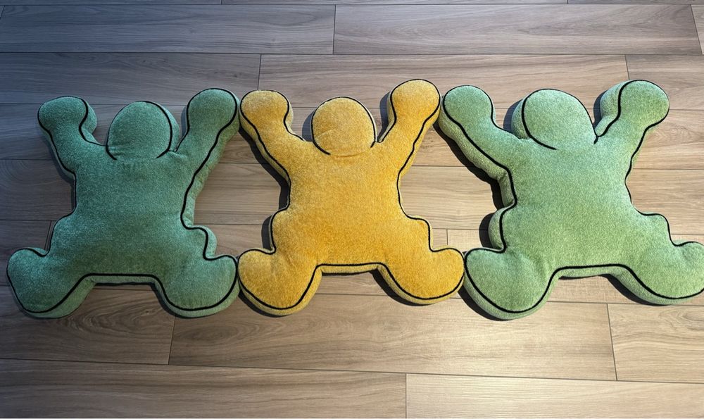 KEITH HARING, Bretz Kissen Polster / für alle 3 Kissen (Gebraucht) in ...