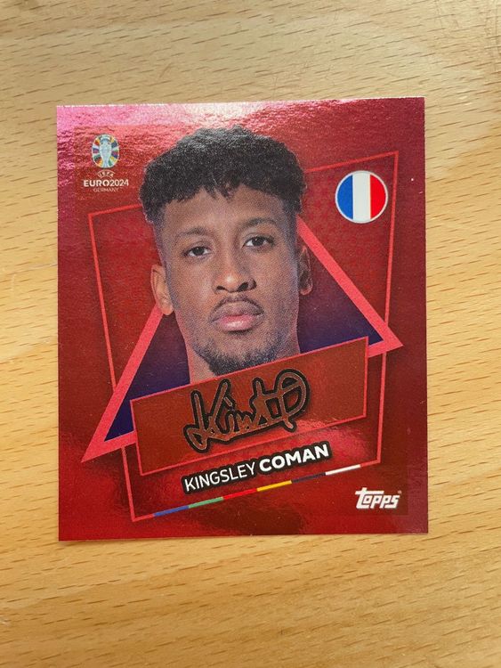 Topps FRA SP (Kingsley Coman) mit Unterschrift (Neu (gemäss ...