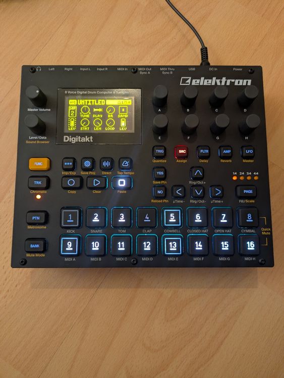 Elektron Digitakt Drum Sampler / Groovebox (Neu (gemäss Beschreibung ...
