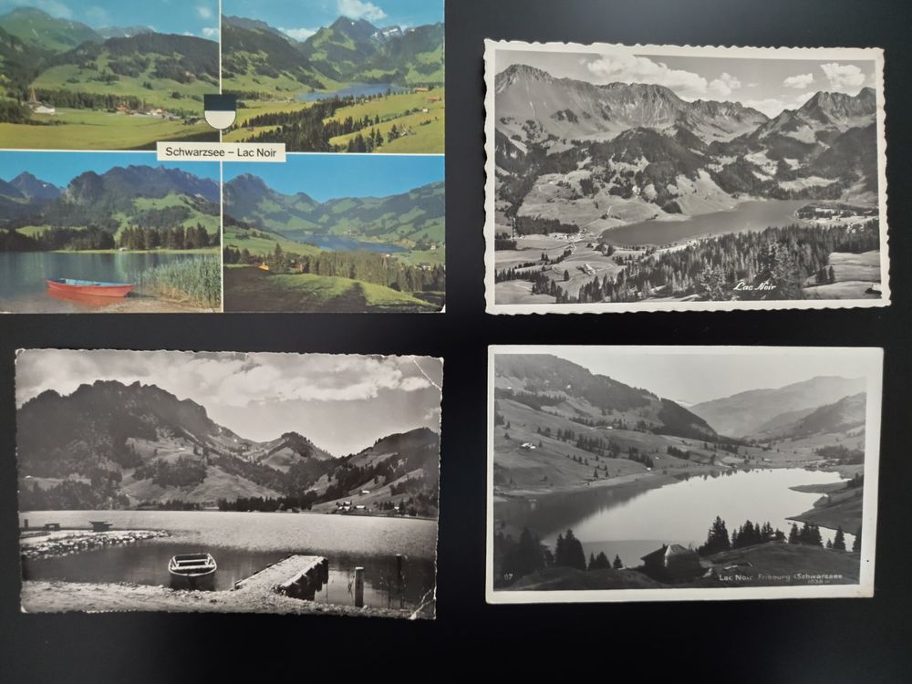 4x Schwarsee-Postkarten: Vintage Sammlung, Top Zustand! (Gebraucht) in Ohmstal für CHF 1 – mit ...