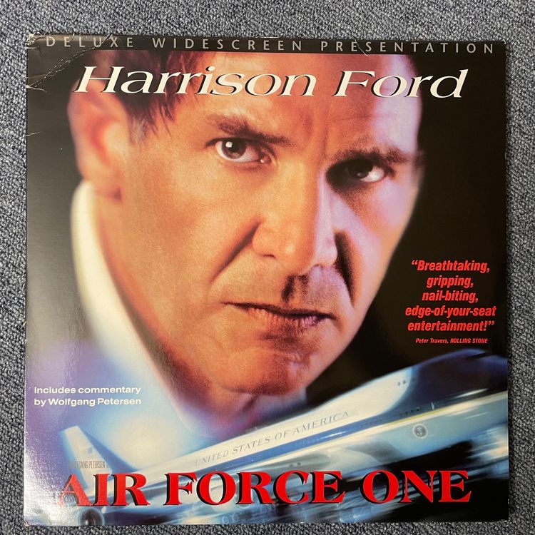 Harrison Ford: AIR FORCE ONE - LASER DISC - Englisch Orig. (Gebraucht ...