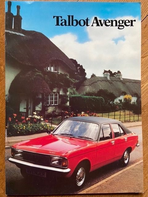 TALBOT AVENGER Prospekt 1979 1980 UK brochure - C9585/1/100 (Gebraucht ...