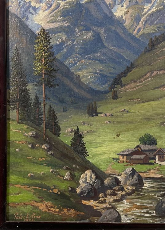 Peter Eilers (1880-1940) Gemälde - Berglandschaft | Kaufen auf Ricardo
