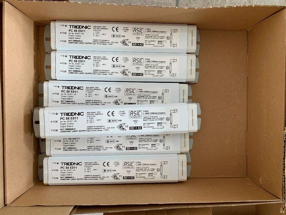 Tridonic PC 58 E011 Vorschaltgerät (Gebraucht) in Lodrino für CHF 19 – mit Lieferung auf Ricardo ...