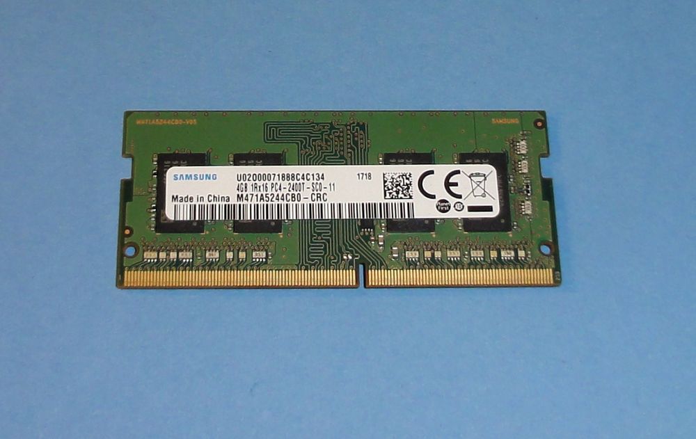 Samsung Notebook Memory RAM 4GB, PC4-2400T, 1Rx16, SCO-11 | Kaufen auf ...