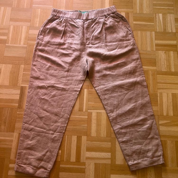UNITED COLOR OF BENETTON Pure Leinen Hose gr.L NEU | Kaufen auf Ricardo