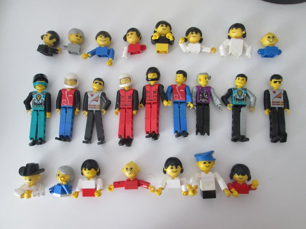 24 alte grosse und kleine Lego Personen ab 1 Franken (Gebraucht) in Volketswil für CHF 32 – mit ...