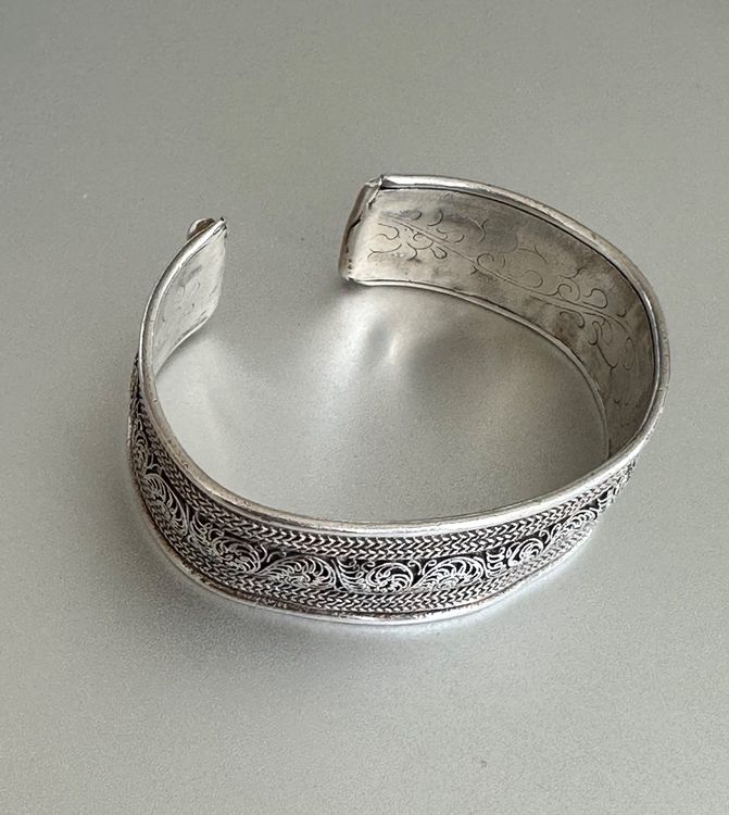Bracelet ancien en argent filigrané fait main: 40g (Gebraucht) in Onex für CHF 75 – mit ...