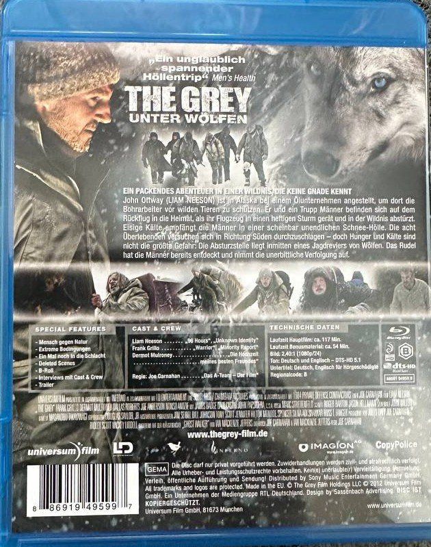 The Grey - Unter Wölfen Blu-ray Disc Top Zustand (Gebraucht) in Beringen für CHF 2 – mit ...