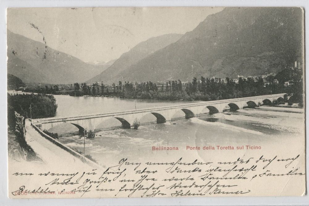 Bellinzona Ponte della Toretta 1902 (Usato) a per CHF 8 – con consegna ...
