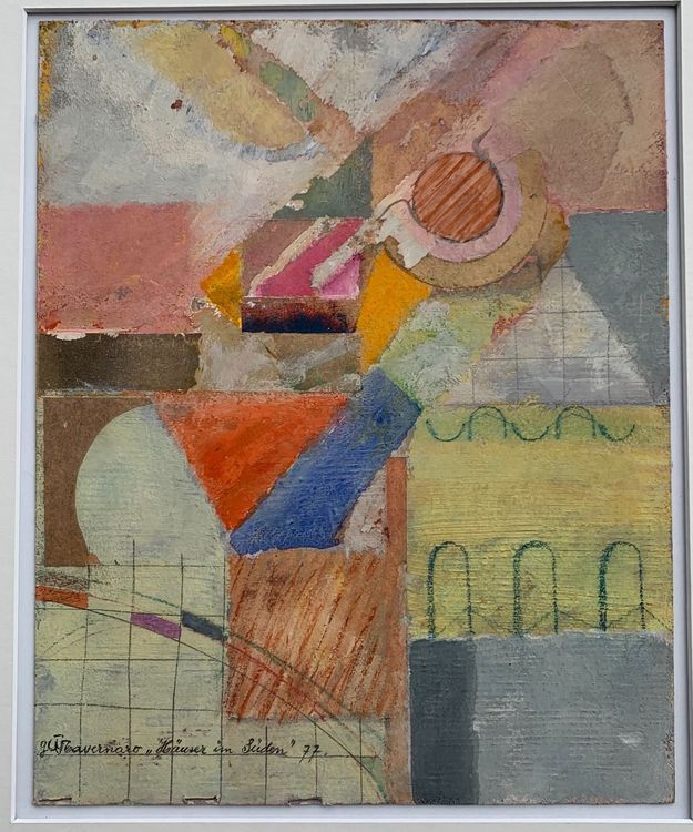 Abstrakte Mischtechnik beschriftet (Gebraucht) in Root für CHF 45 – mit Lieferung auf Ricardo kaufen