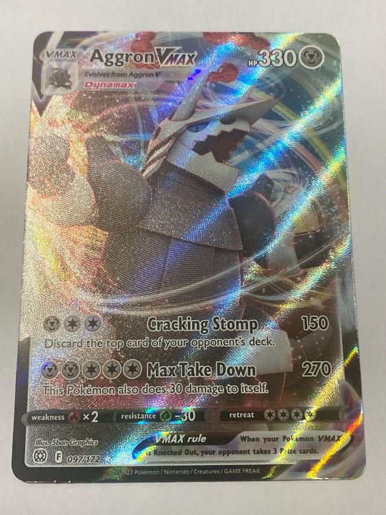 Pokemonkarte Aggron Vmax | Kaufen auf Ricardo