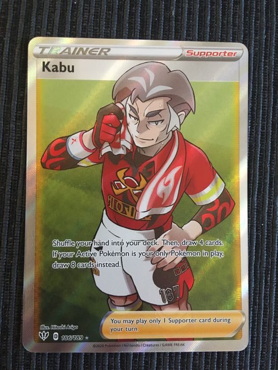 Pokemon Kabu Fullart Trainer Darkness Ablaze (Neu (gemäss Beschreibung ...