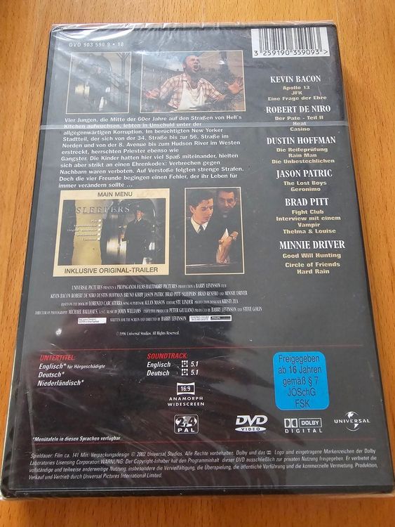DVD - Sleeper (Brad Pitt, Robert de Niro) - ORIGINALVERPACKT (Gebraucht) in Biberist für CHF 5 ...