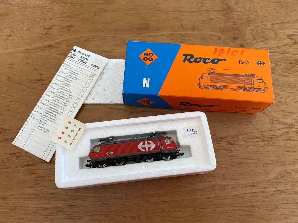 Spur N - Roco - SBB Re 4/4 IV (Nr. 10103) (Gebraucht) in Bellach für CHF 80 – mit Lieferung auf ...