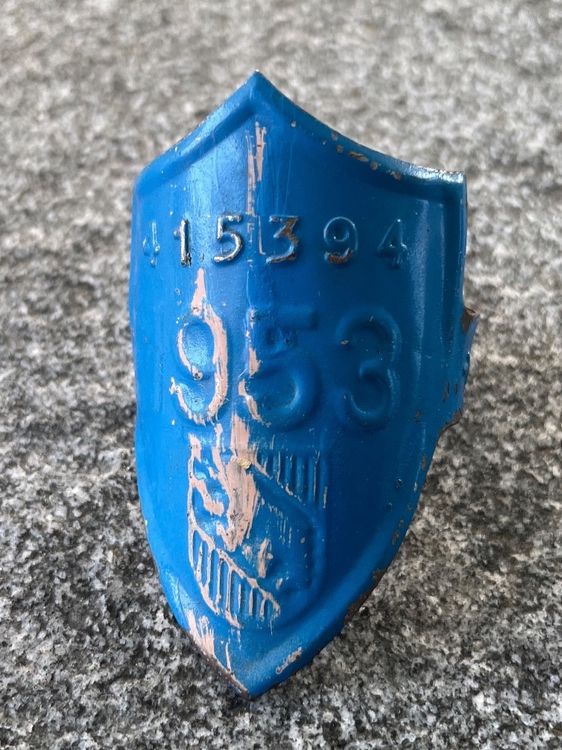 Velomarke Antikes Velo / Fahrrad Emblem 1953 Bern (Gebraucht) in für ...