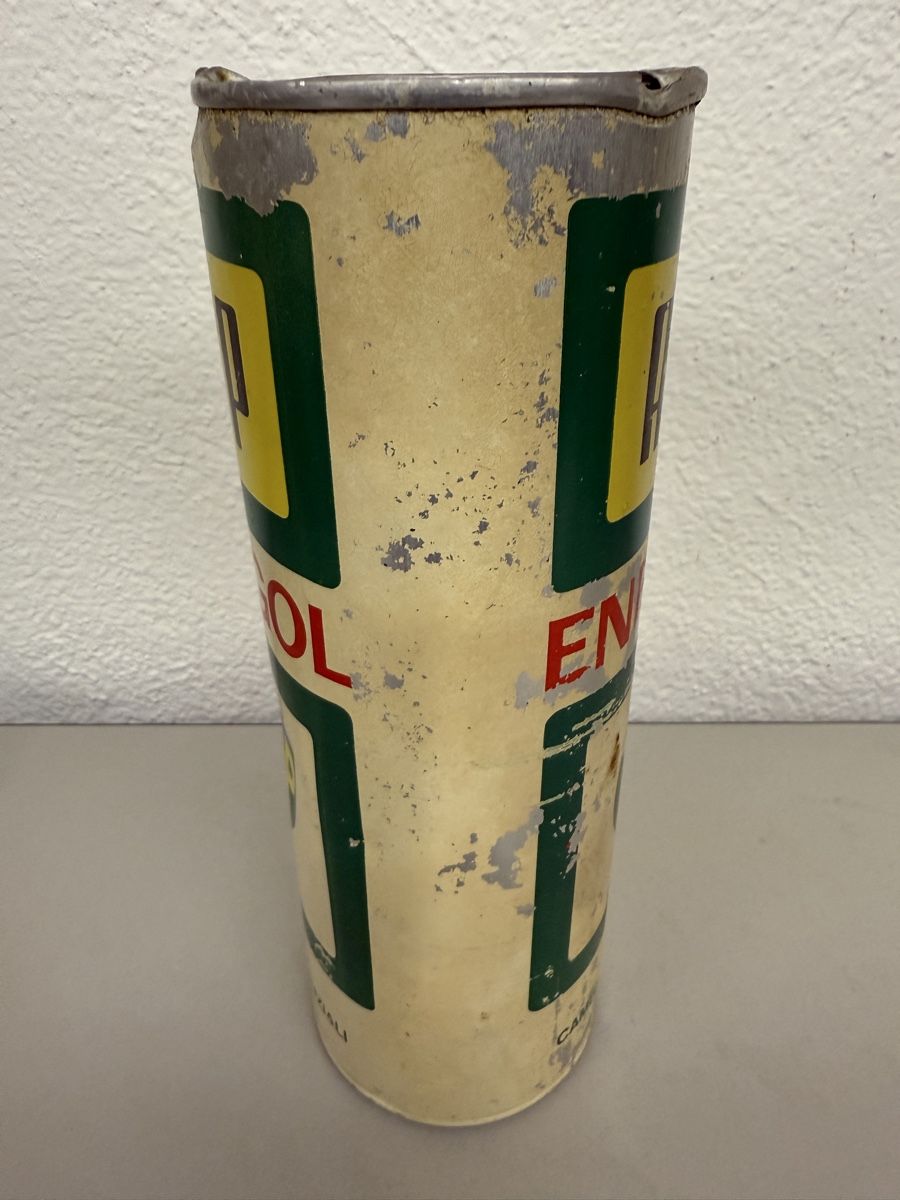Rare et ancien bidon d’huile boîte et Pont Agip - BP 1960? (D'occasion ...